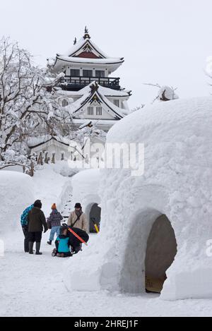 A Kamakura Igloo Yokote Akita Japan Stock Photo - Alamy