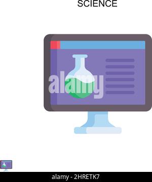 Science Simple vector icon Stock Vector Image & Art - Alamy