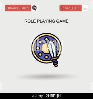 play game geek color icon vector illustration Stock Vector Image & Art ...