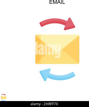 Email Simple vector icon Stock Vector Image & Art - Alamy