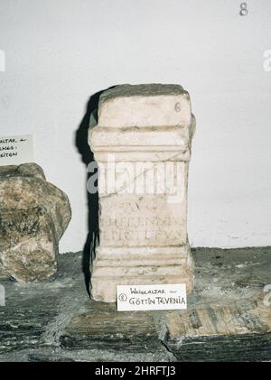Teurnia or Tiburnia - Roman city ruins in the province of Noricum, near ...