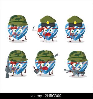A charming soldier pink love envelope cartoon picture bring a gun ...