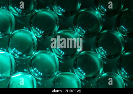 Beautiful turquoise Emerald Balls Color Background. Marble Magic ...