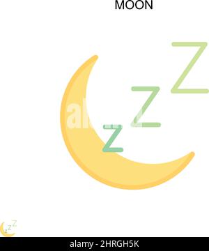 Moon and star icon vector for your web design, logo, UI. illustration ...