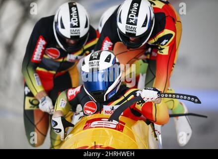 Germany's Francesco Friedrich, Candy Bauer, Martin Grothkopp und ...