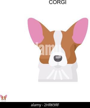 Lovely corgi icon cartoon vector. Royal canine. Puppy breed Stock ...