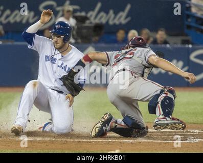 Toronto Blue Jays' Danny Jansen plays during a baseball game, Wednesday ...