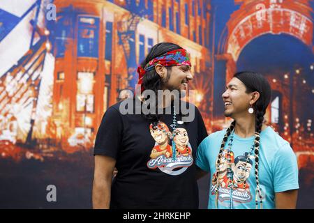 Amazing Race Canada contestants Anthony Johnson, left, and Dr. James ...