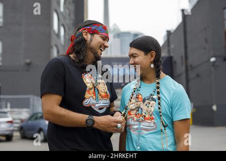 Amazing Race Canada contestants Anthony Johnson, left, and Dr. James ...