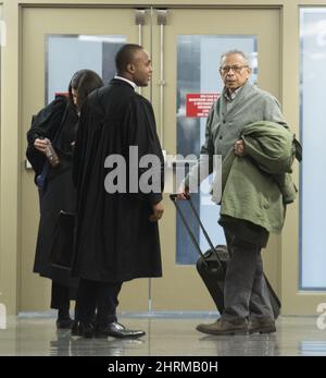 Former SNC-Lavalin executive Sami Bebawi, right, arrives for sentencing ...