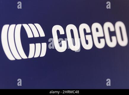 A Cogeco logo is shown in Montreal, Wednesday, January 15, 2020. THE ...