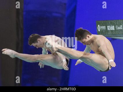 Canada's Vincent Riendeau and Nathan Zsombor-Murray during the Men's ...