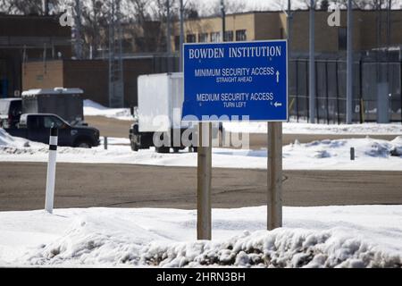 The Bowden Institution medium security facility near Bowden, Alta ...