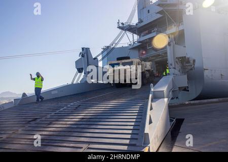 The first vehicle from Army Prepositioned Stock-3, also known as APS ...