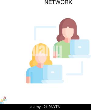 Network Simple vector icon Stock Vector Image & Art - Alamy