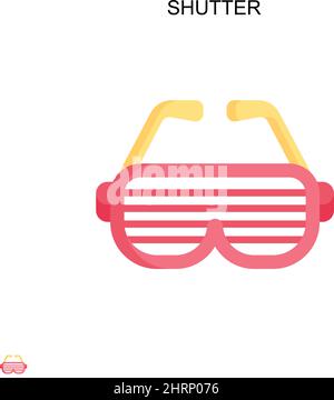 White Shutter Door or Roller Door with Closed Sign Stock Vector Image ...