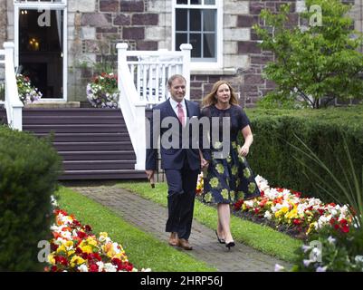 Newfoundland and Labrador premier-designate, Dr. Andrew Furey and his ...