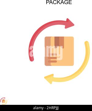 Package Simple vector icon. Illustration symbol design template for web mobile UI element Stock ...
