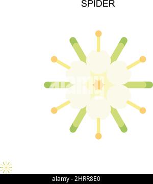 Spider Simple vector icon Stock Vector Image & Art - Alamy