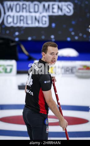 Team Canada skip Brendan Bottcher, left, and third Darren Moulding ...