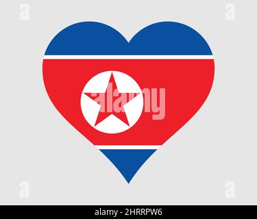 DPRK, North Korea flag icon on paper square sticker with shadow. Button ...