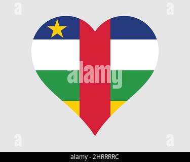 Central African Republic flag icon on paper square sticker with shadow ...