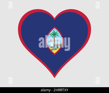 Flag of Guam - vector illustration Stock Vector Image & Art - Alamy