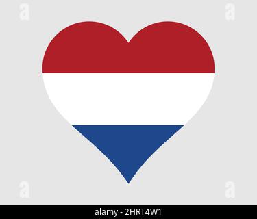 Netherlands heart flag badge. Netherlands logo with grunge texture ...
