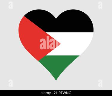 Palestine Heart Shape Flag. Love Palestine. Visit Palestine. Middle ...