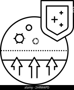 passive immunity line icon vector illustration Stock Vector Image & Art ...