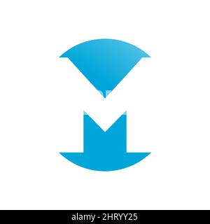 circle dots negative space logo vector Stock Vector Image & Art - Alamy
