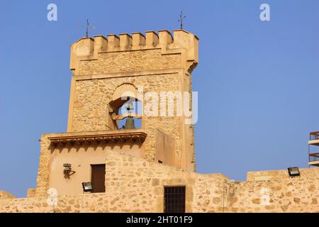 Exterior of Santa Pola Castle in Spain Stock Photo - Alamy