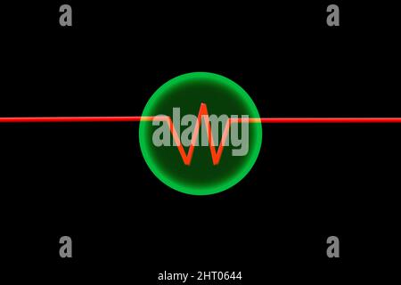 Wave particle duality, conceptual illustration Stock Photo - Alamy