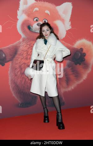 Carlotta Fiasella (L) attends at the red carpet of Disney movie Red at ...