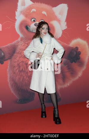 Carlotta Fiasella (L) attends at the red carpet of Disney movie Red at ...
