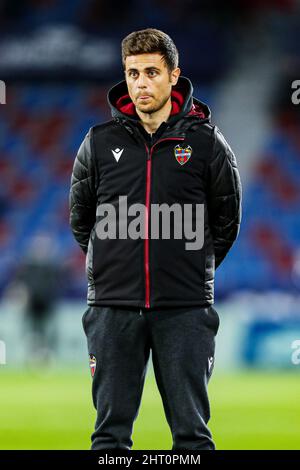 Alessio Lisci head coach of Levante gives instructions during the La ...