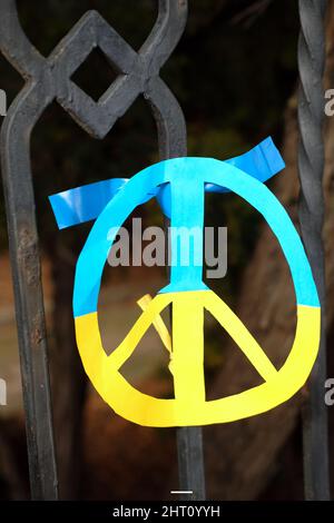 Demonstration in support to Ukraine outside the Russian embassy in ...