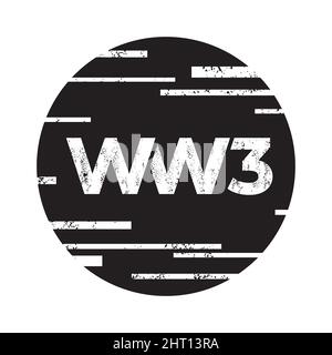 WW3 logo design vector isolated on white background Stock Vector Image ...
