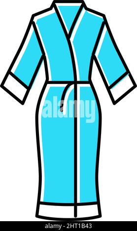 robe silk line icon vector illustration Stock Vector Image & Art - Alamy