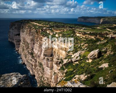 Aerial view of Sanap cliffs. Gozo island, Malta Stock Photo - Alamy