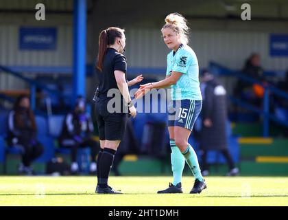 Referee Emily Heaslip during the Vitality Women's FA Cup final at ...