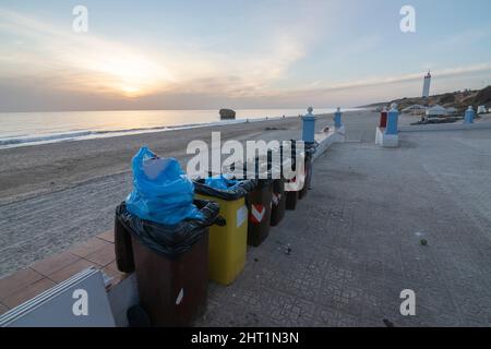 The promenade of Matalascañas, Spain. Vacation concept Stock Photo - Alamy