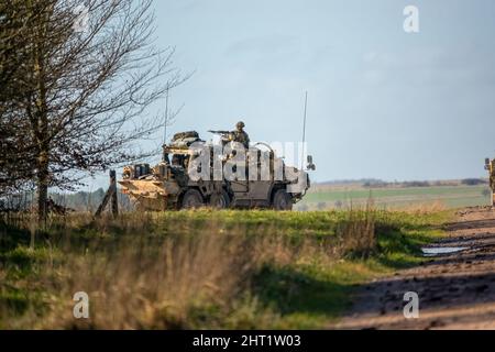 Coyote armoured reconnaissance vehicle Stock Photo - Alamy