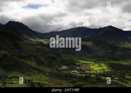 Typical vegetation of the area near Popayan, Colombia Stock Photo - Alamy