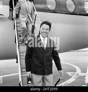 Actor Brian Rix arrives at LAP with his children after his accident in ...