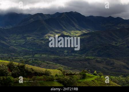 Typical vegetation of the area near Popayan, Colombia Stock Photo - Alamy