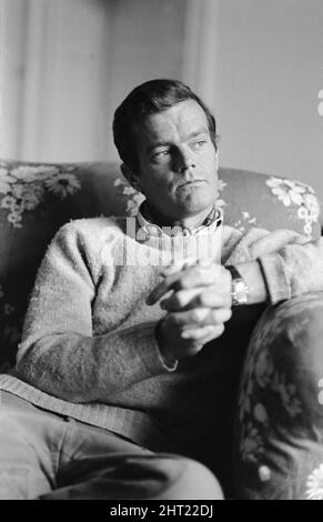 Historian Allan Clark 37 seen here at home with his wife Caroline Jayne ...