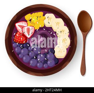 art,banana,berry,bowl,breakfast,cartoon,black,citrus,design,dessert ...