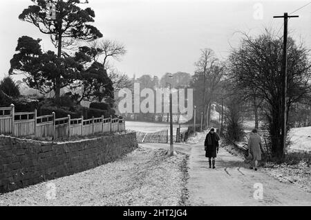 A wintry scene near Allesley Hall, Coventry, West Midlands. 29th ...
