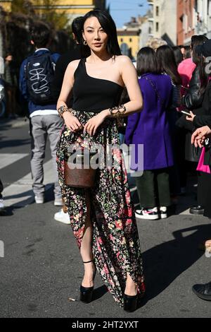 Jessica Wang Milan Fashion Week - Women S/S 2023 Philosophy by Lorenzo ...